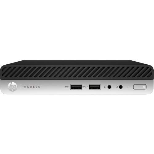 HP ProDesk 400 G4 Desktop Computer - Intel Core i5 (8th Gen) i5-8500T 2.10 GHz - 8 GB DDR4 SDRAM - 256 GB SSD - Windows 10 Pro WiFi AC Desktop Mini (DM) (Renewed)