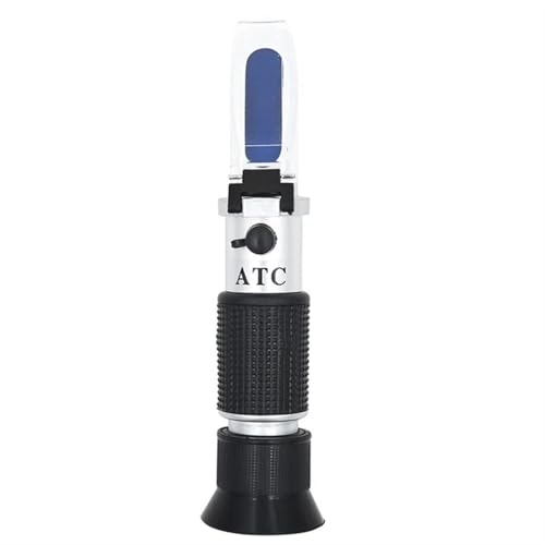 KYKYK Refractometer, Handheld Car Battery Automobile Refractometer 4 in 1 Engine Fluid Glycol Antifreeze Freezing Point Tester for Fruit, Homebrewing, Juice, Vegetables