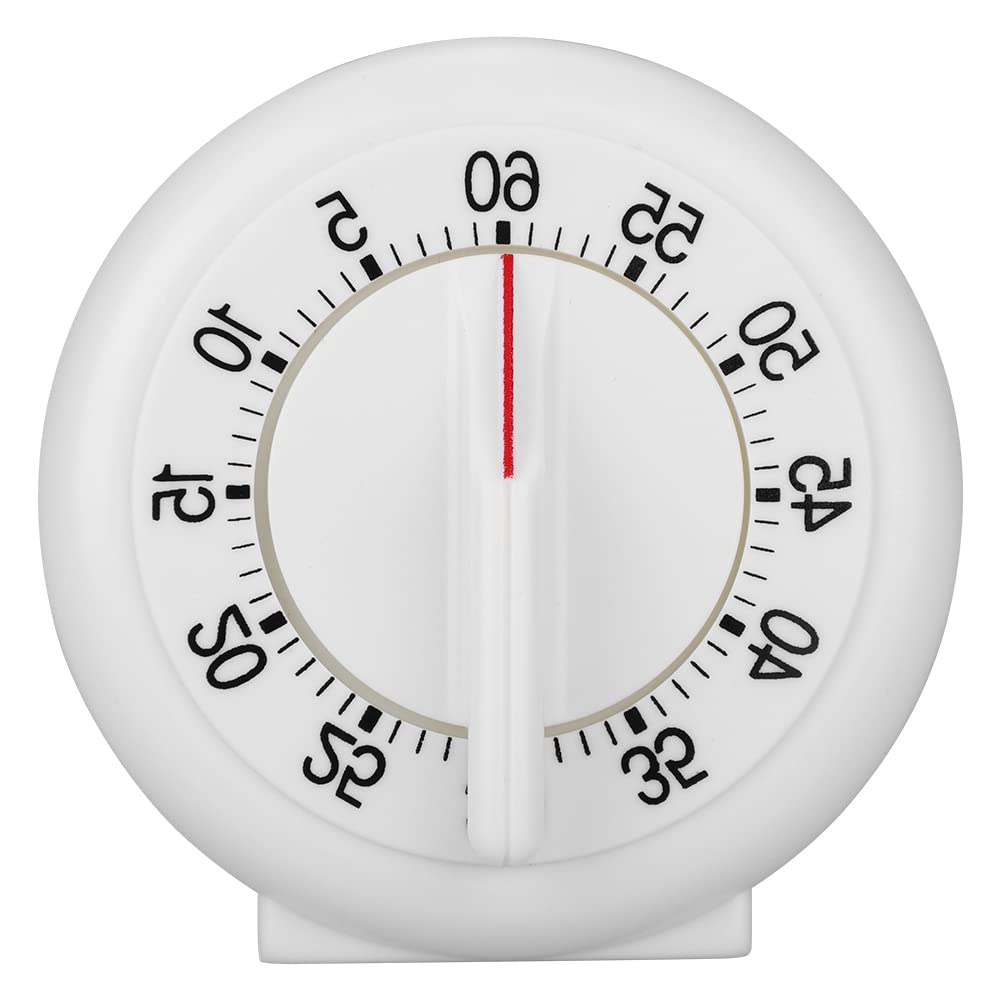 Kitchen Timer 60 Minutes Round Shape Timer Kitchen Cooking Mechanical Counter Alarm Clock for Cooking Game Timers Titness Exercising