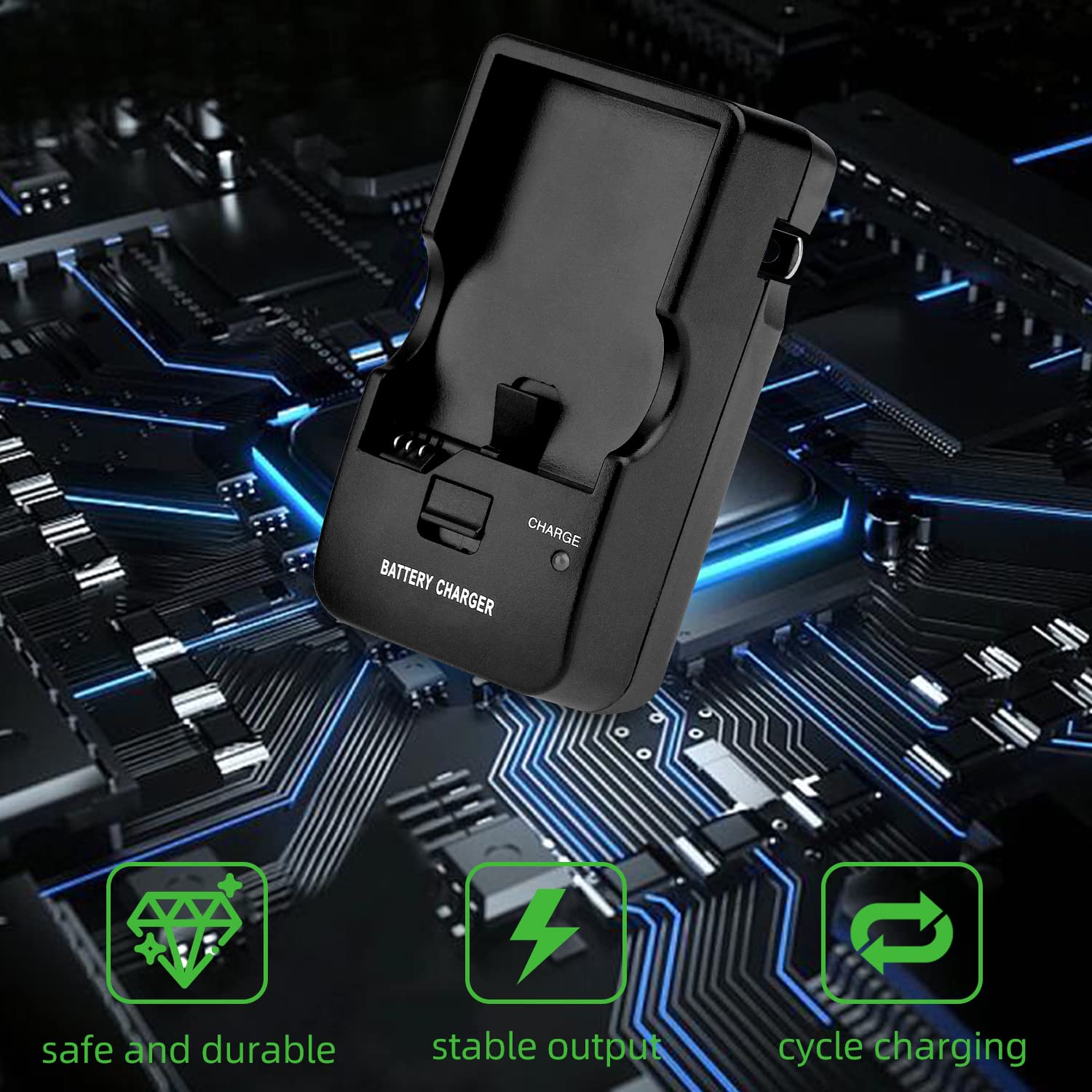 OSTENT US Battery Desktop Wall Charger Stand for Sony PSP 1000 2000 3000