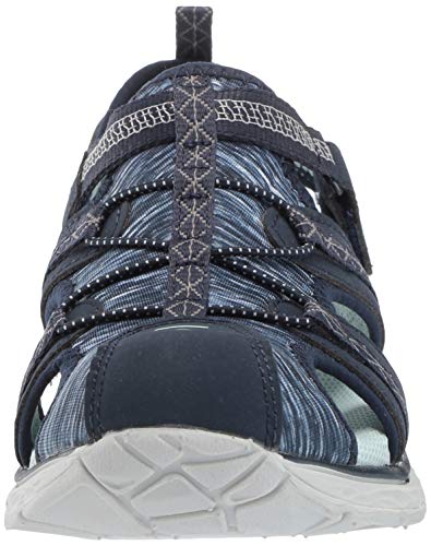 Dr. Scholl's Shoes Women's Andrews Fisherman Sandal, Navy Nubuck/Fabric, 8.5 M US