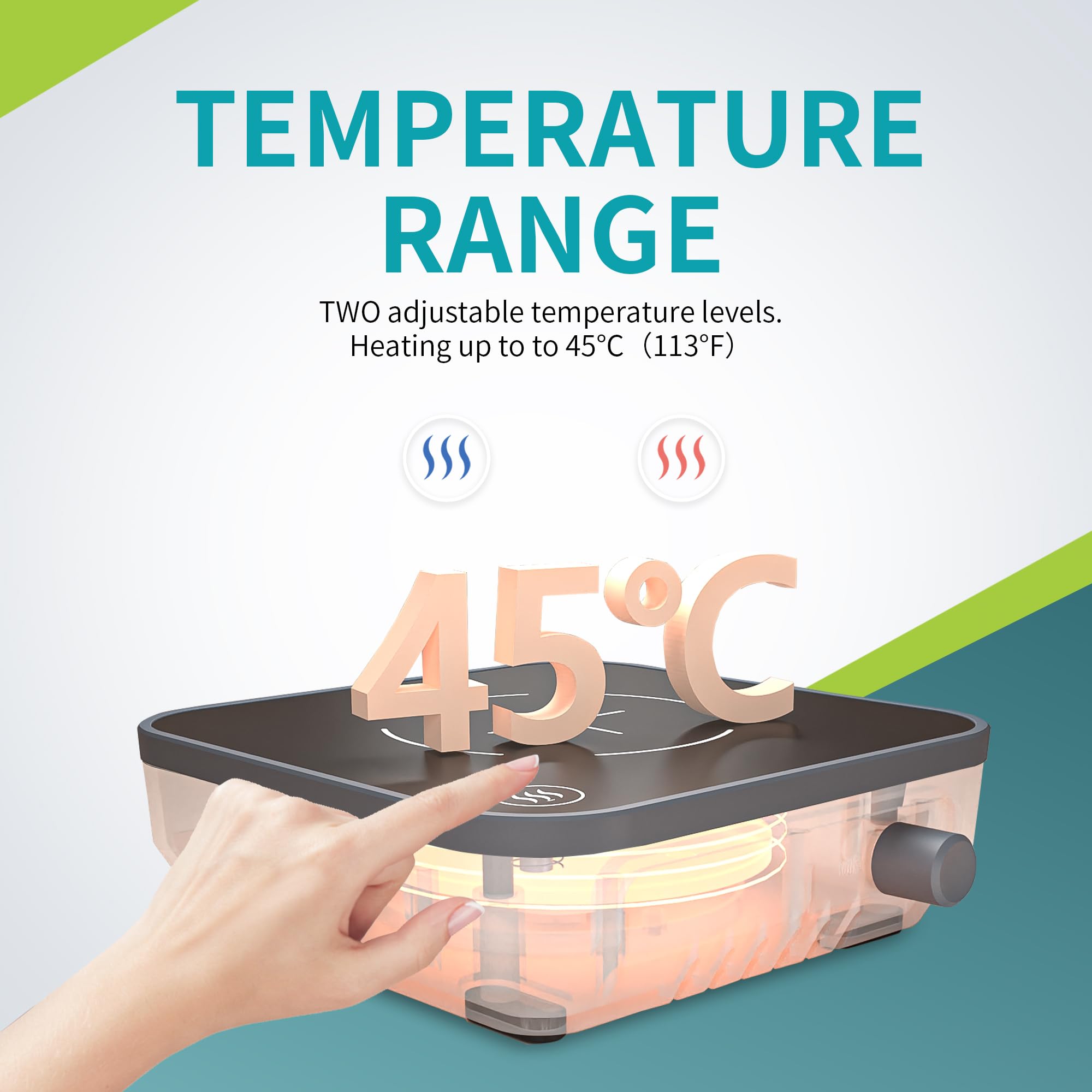 Magnetic Stirrer 300-1500rpm Portable Mini Magnetic Stir Plate with Stirring Bar, 2000ml Magnetic Mixer NO Heating
