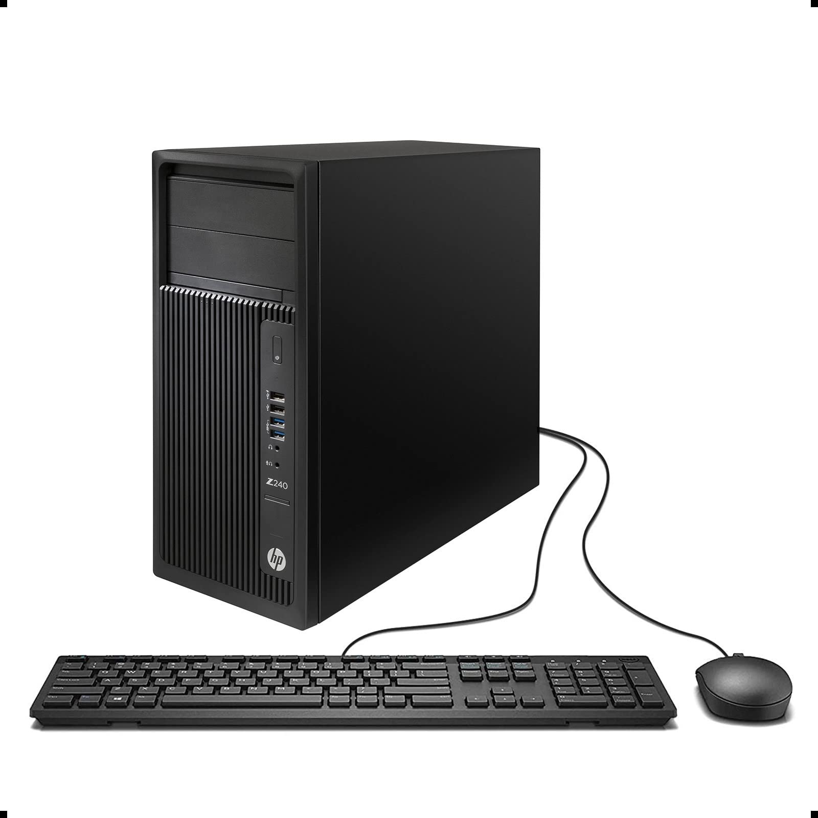 HP Workstation Z240 Tower Desktop, Intel Quad Core i5-6500 up to 3.6GHz, 16G DDR4, 1T, WiFi, BT 4.0, Windows 10 Pro 64 Bit-Multi-Language Supports English/Spanish/French(Renewed)