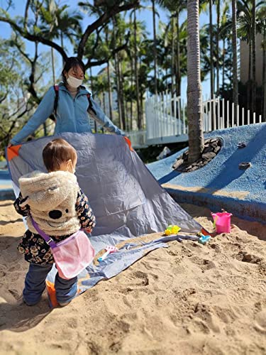 Orga'Neat Mesh Beach Shell Bag for Kids Sea Shell Collecting, Sand & Water Falls Through, Fast Dry Mesh Toy Bag for Girls Boys Picking Up Shells -3 Pack
