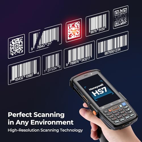 MUNBYN Android Barcode Scanner 082Pro, Android 12 Barcode Scanner, Equipped with Honeywell HS7 Barcode Scanner, and Rugged Android Tablet Scanner IRT01, 8-inch Tablet Android 10