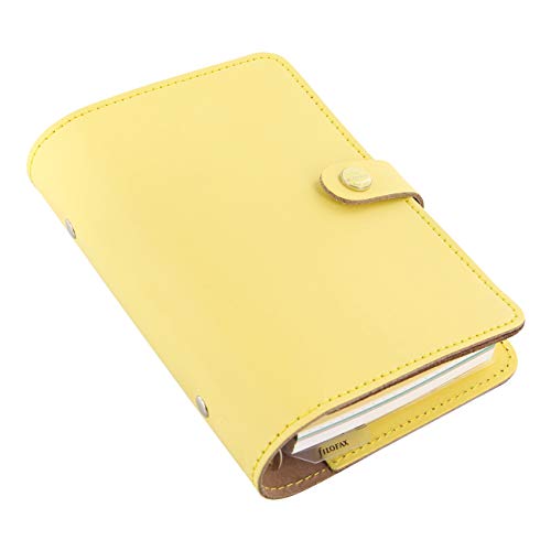 Filofax 2021 The Original Lemon - Personal, 6 Rings, Includes Week On 2 Pages Calendar Diary, Multilingual (C026070-21)
