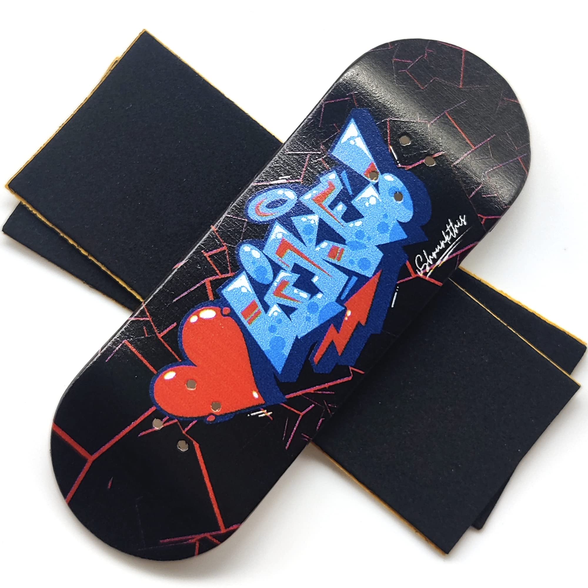 ishrunkthis Wooden Pro Fingerboard Complete 34mm - Graffiti Like