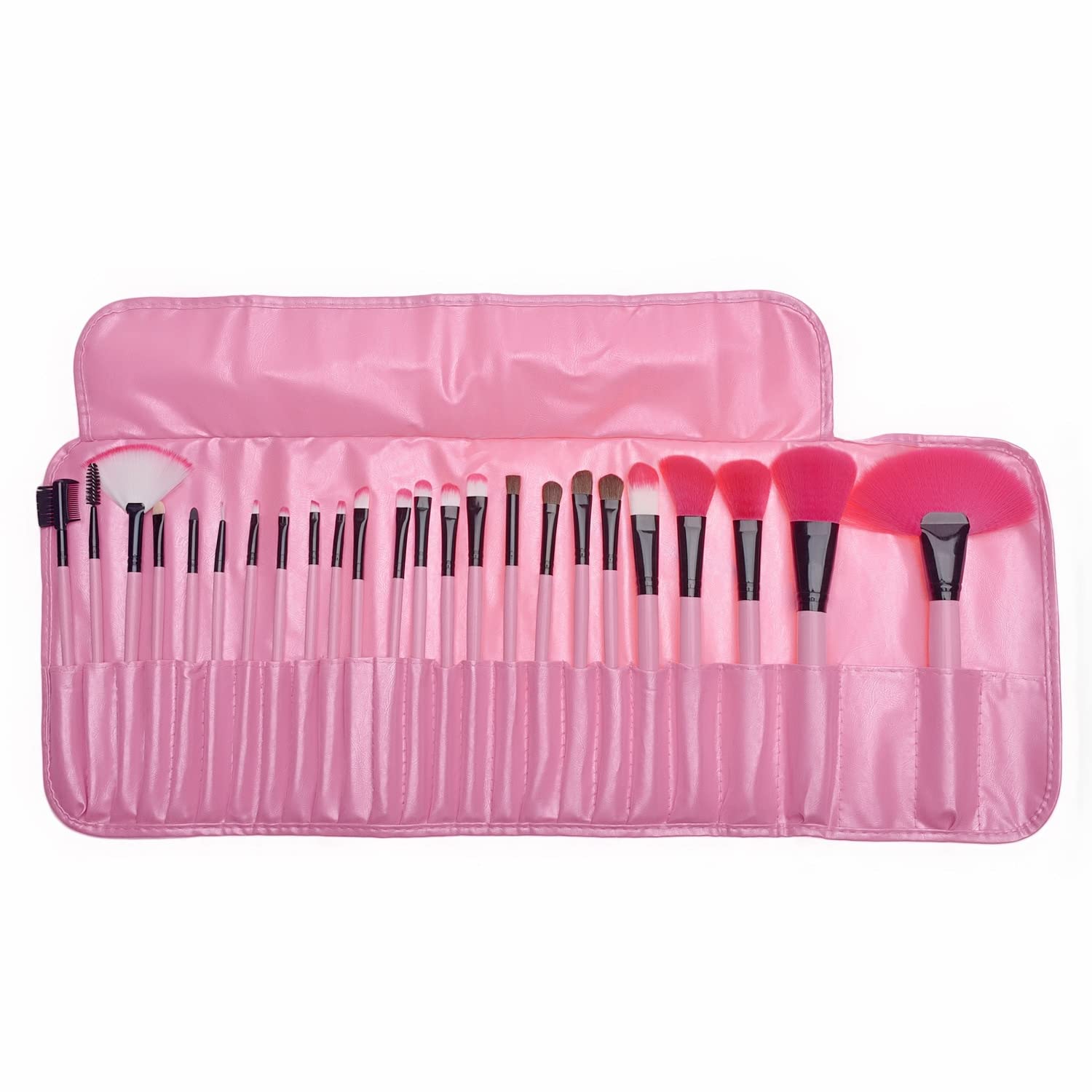 Makeup Brush Foundation Brush Face Brush Concealer 24 pcs Makeup Brush Sets Professional Cosmetics Brushes Eyebrow Powder Foundation Shadows Pinceaux Make Up Tools (Color : Wooden, Size : As shown)
