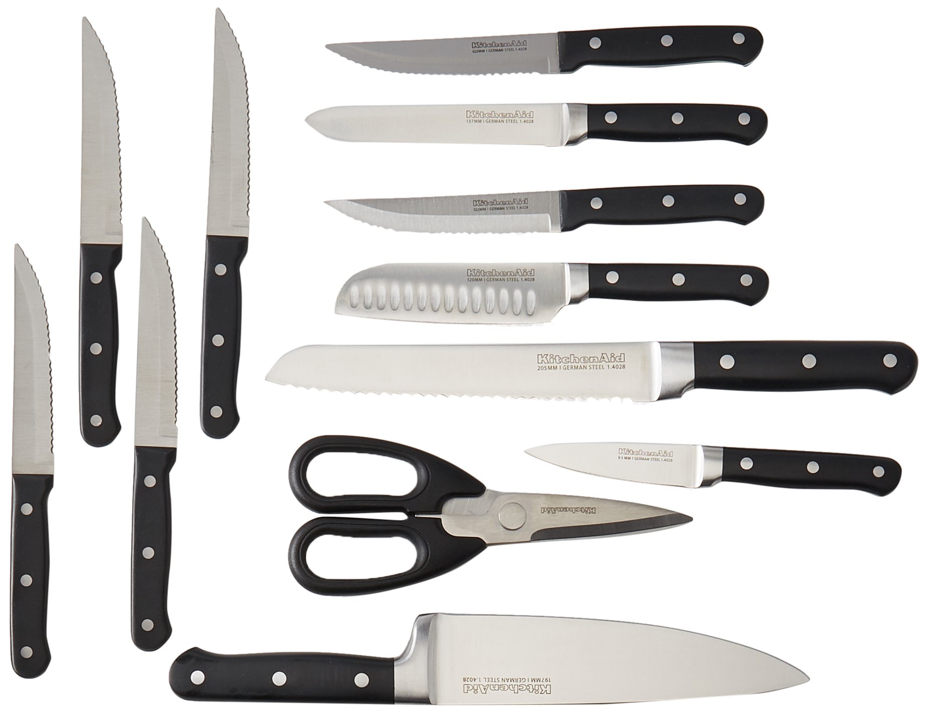 KitchenAid KKFTR14SL Classic Forged 14-Piece Triple Rivet Cutlery Set