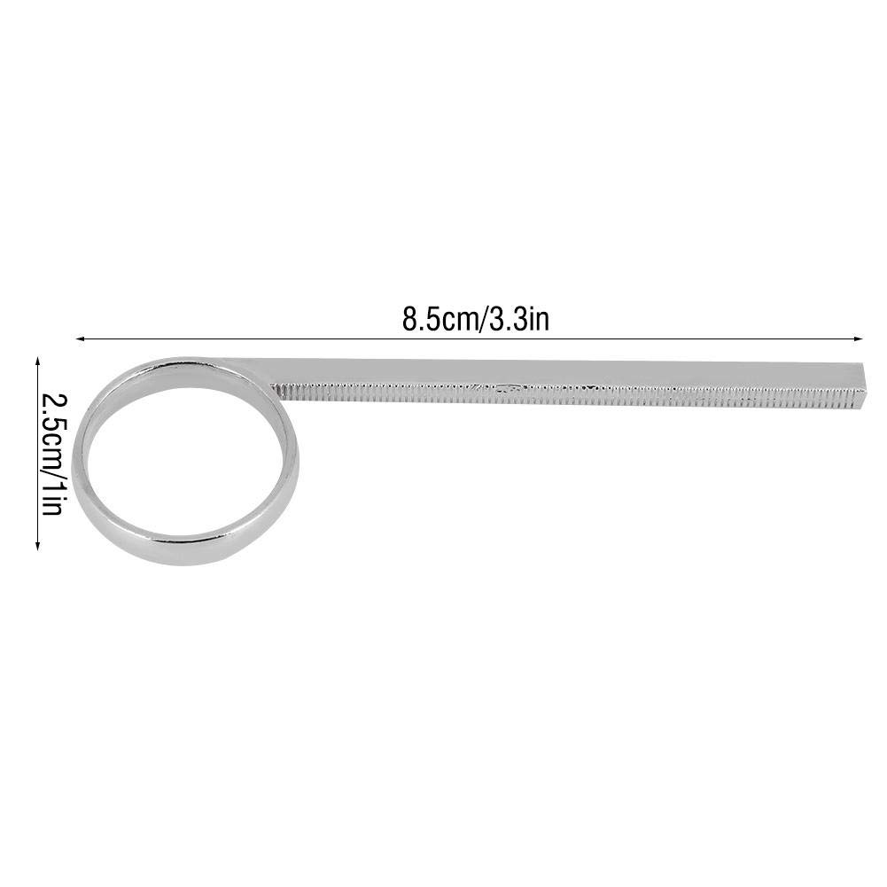 Trumpet Valve, Standard Accessory Alloy Slide Replacement for Trumpets Cornets Silver or Brass Instrument Repair Parts Trumpet Finger Ring