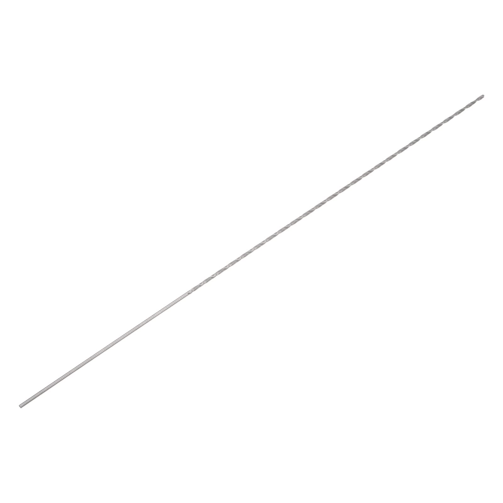 HARFINGTON 6542 High-speed Steel Twist Drill Bit, 9mm Drill Bit 300mm Length Extended Straight Shank Black Oxide Ground Drill Bit for Steel Aluminum Alloy