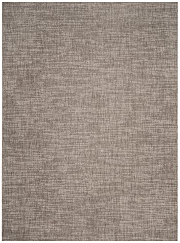 SAFAVIEH Courtyard Collection 8' x 11' Brown CY8576 Indoor/ Outdoor Waterproof Easy-Cleaning Patio Backyard Mudroom Area-Rug
