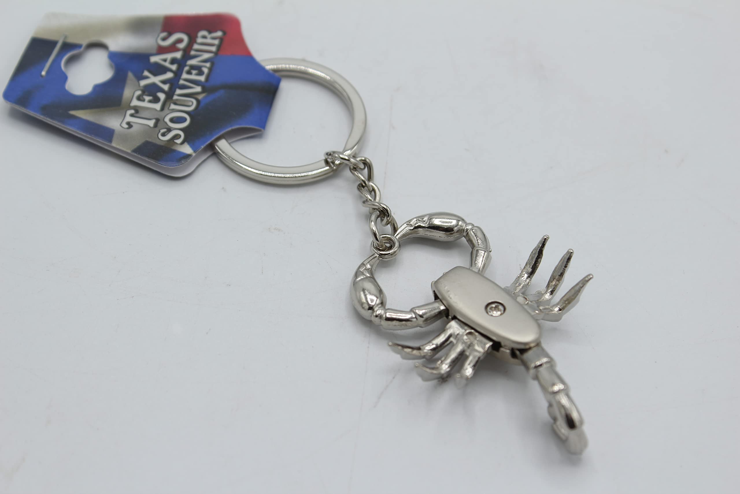 EastMeetsWest Metal Texas Scorpion Key Chain Keychain Handbag Backpack Charm
