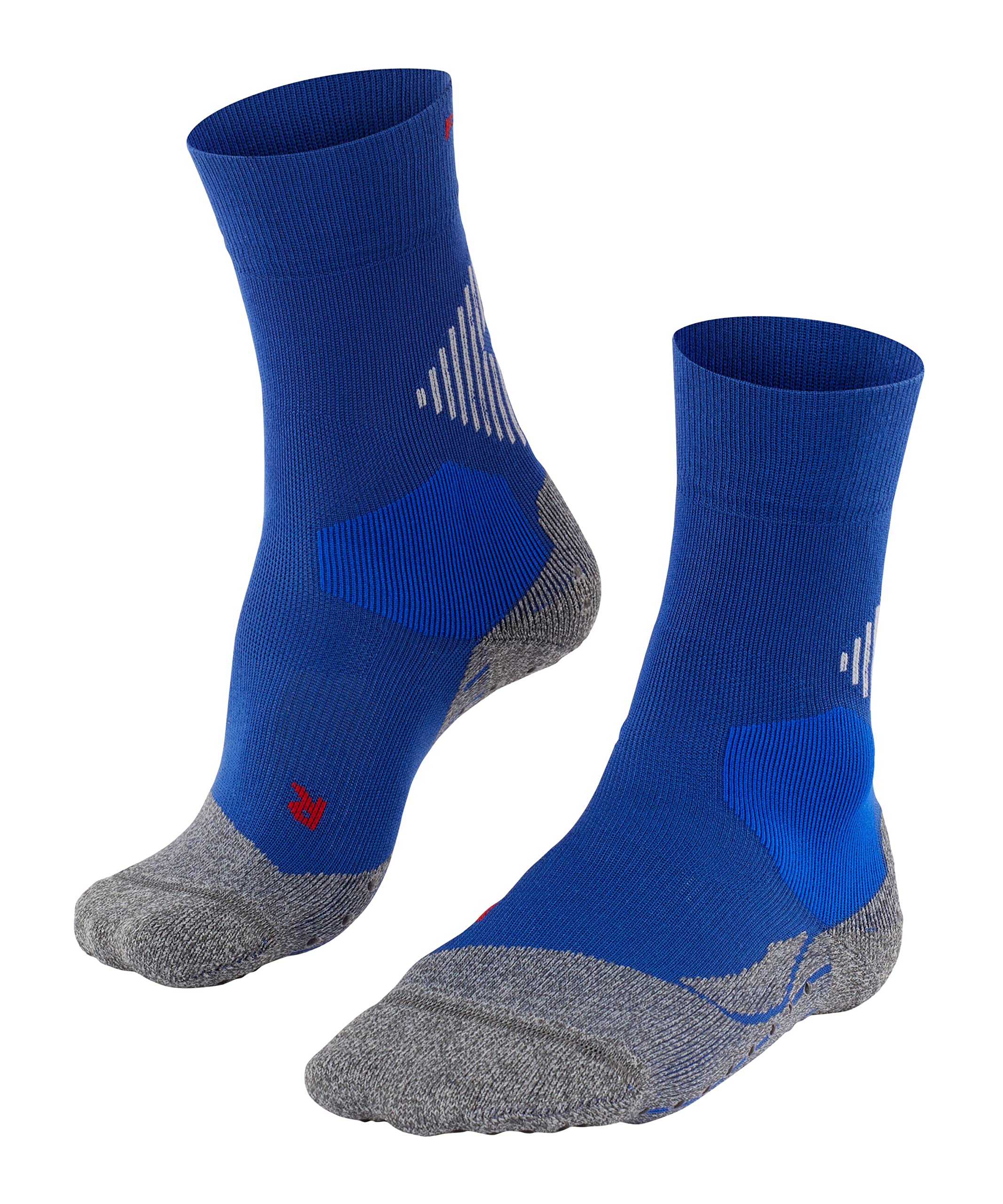 FALKE Unisex 4 GRIP Athletic Socks, Mid Calf, Sole Grips, Light Weight Sport Sock, Breathable Quick Dry, Lyocell, Blue (Blue 6449), 9-10, 1 Pair