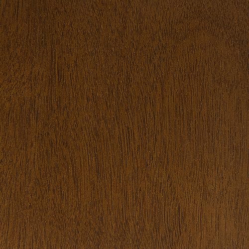 Finch Darren Home Office Drawer Mid Century Accent Desk, 43 Inch Wide Simple Modern Study Table, Walnut Brown