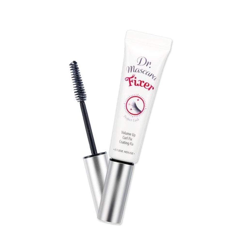 ETUDE Lash Perm Curl Fix Mascara #2 Brown + Dr. Mascara Fixer For Perfect Lash 01 (Natural Volume Up) | ETUDE's own Curl 24H Technology | Powerfully Curled Eyelashes Up for 24 hours | K-beauty