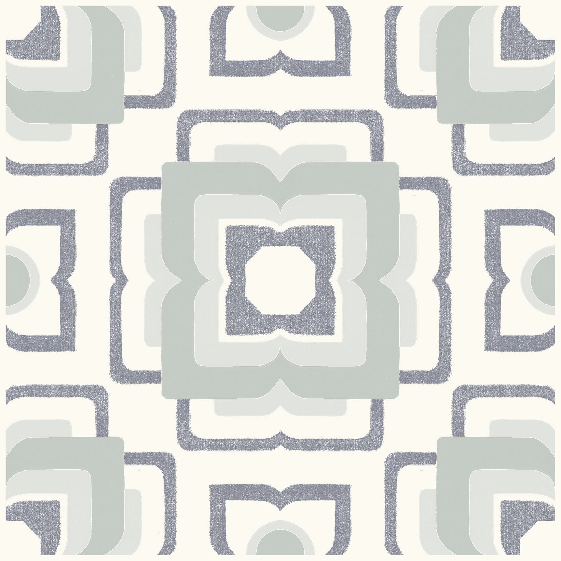 FloorPops 12-in by 12-in Teal Posey Vinyl Peel & Stick Floor Tiles (10 Tiles), (10 sq.ft./carton)