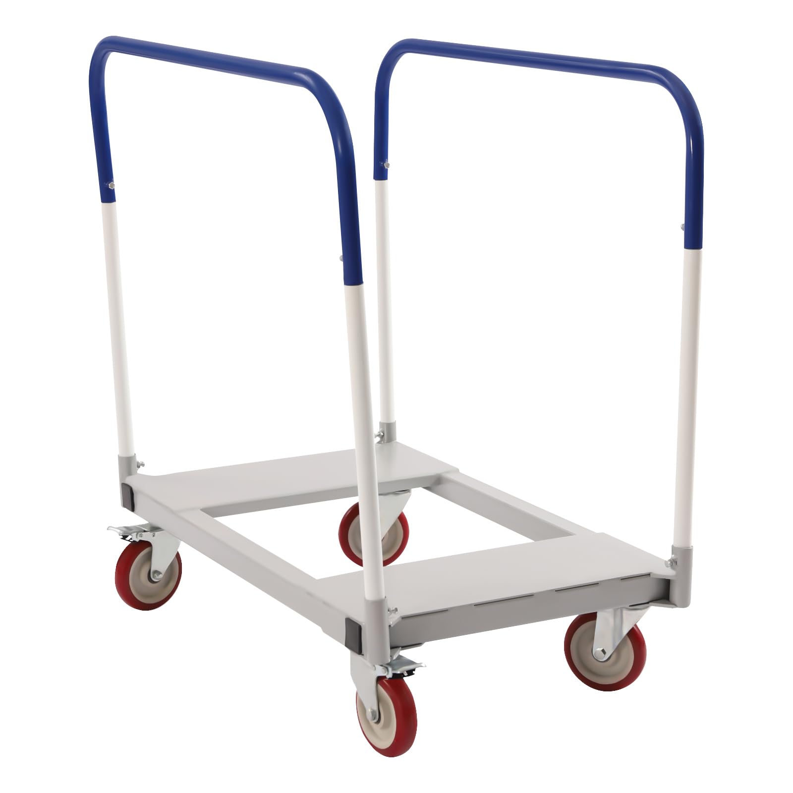 HETEPPTR Panel Cart Dolly 1500lbs Professional Rectangular Heavy Duty Panel Truck Cart Low Noise with 5inch Casters and Steel Frame for Transport Heavy Objects, Planks