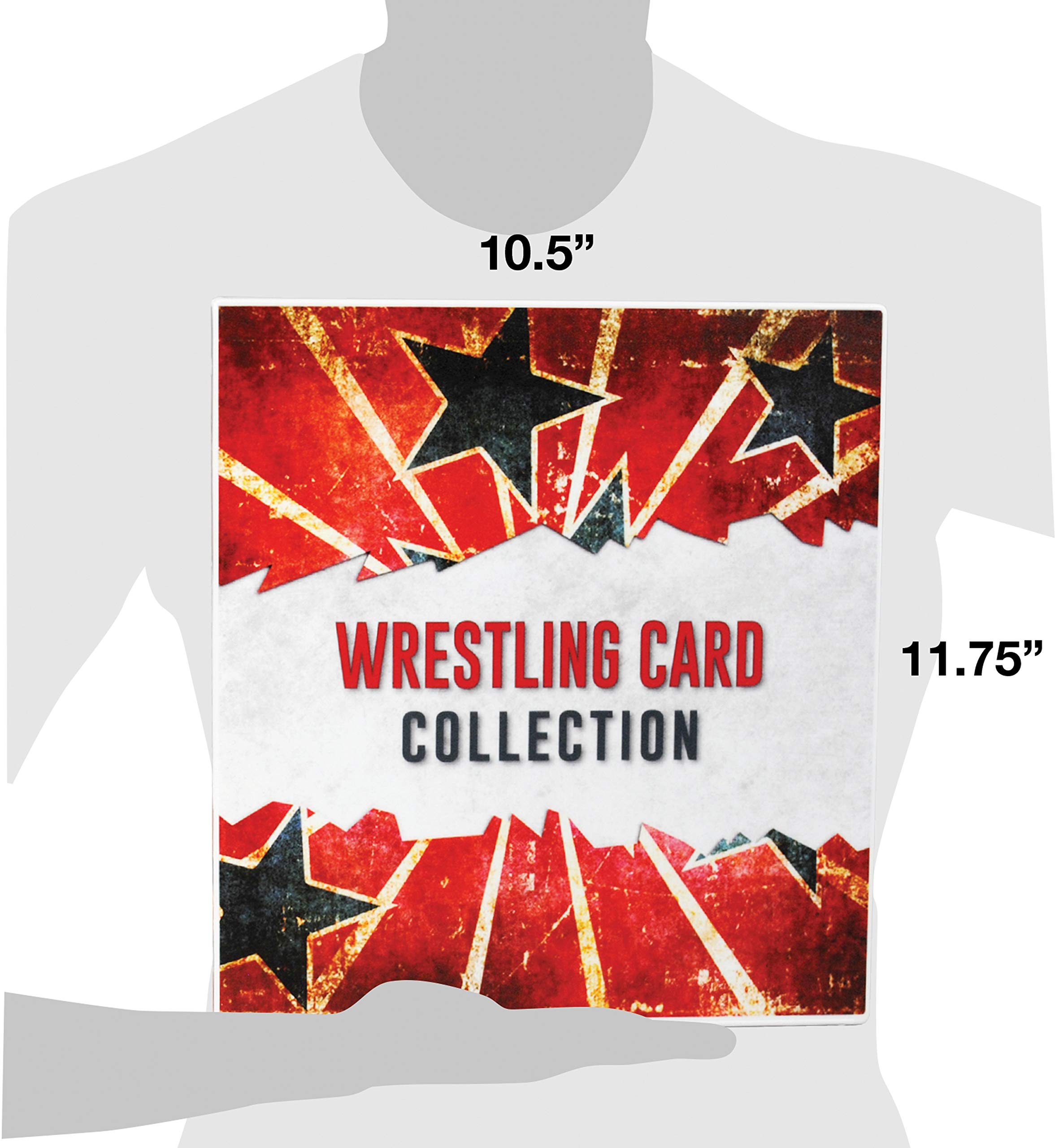 UniKeep WWE WrestleMania Themed Collectible Card Storage Binder - Comes With 20 Card Pages