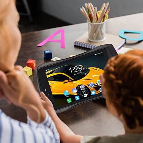 HD 7in Kids Tablet, Sports Car Shape Kids Tablet,2G RAM 32G ROM Tablet, Android 5G WiFi Dual Band Tablet PC, Kids Children Tablet (Red)