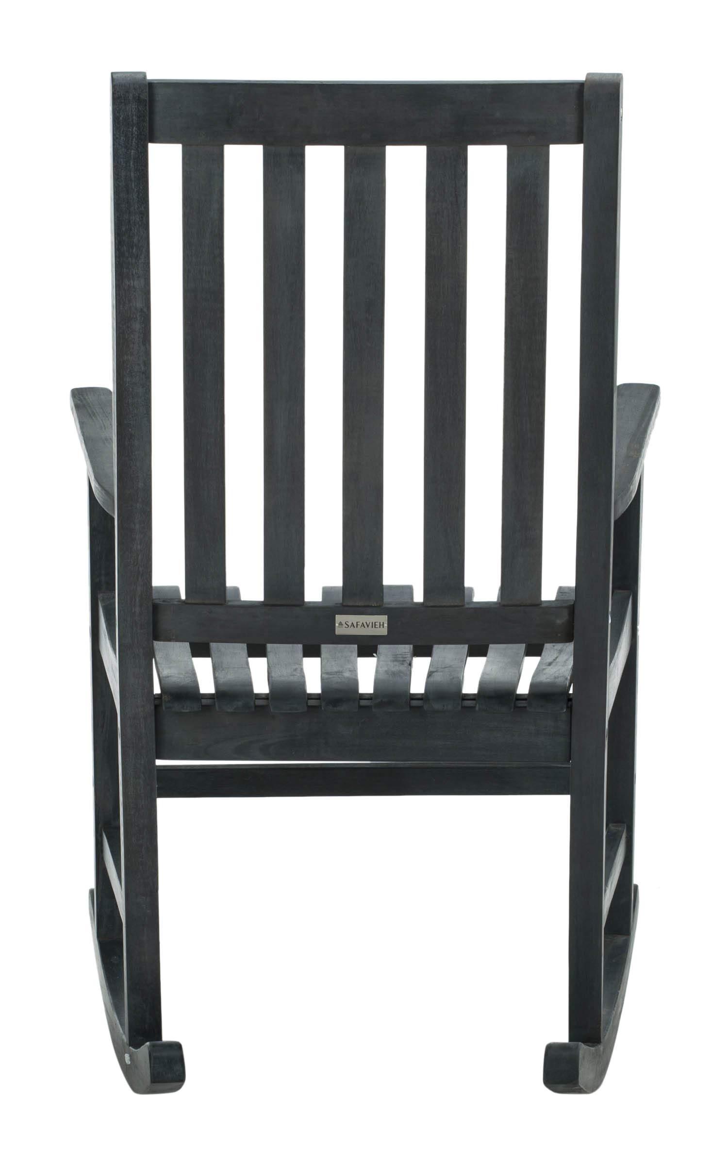SAFAVIEH Outdoor Collection Barstow Teak Rocking Chair