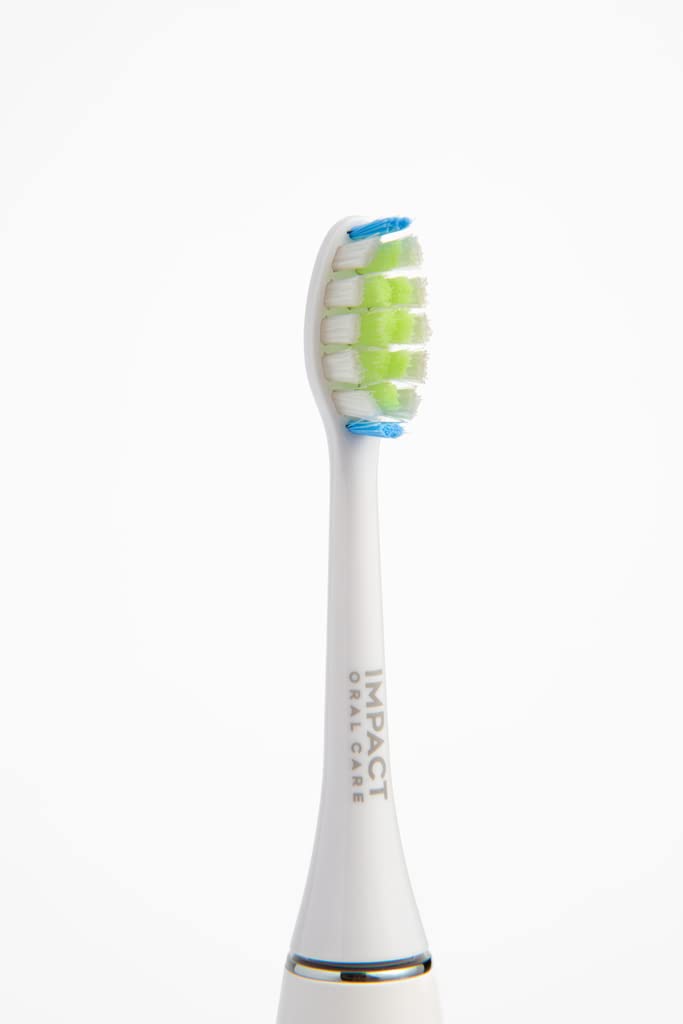 Impact Oral Care Sonic Electric Toothbrush Replacement Head | Advanced Clean | Daily Clean | 2-Pack