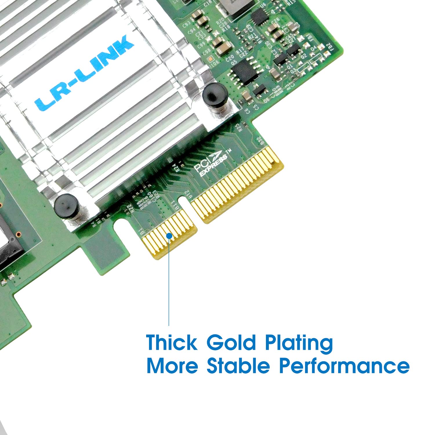 Lr-link 10Gb Network Card, Single-Port RJ45 Ethernet Adapter, with Aquantia Chip, PCI-Express X4 NIC Support Windows multicolor Aquantia AQC107(1xRJ45) A107-1T 0