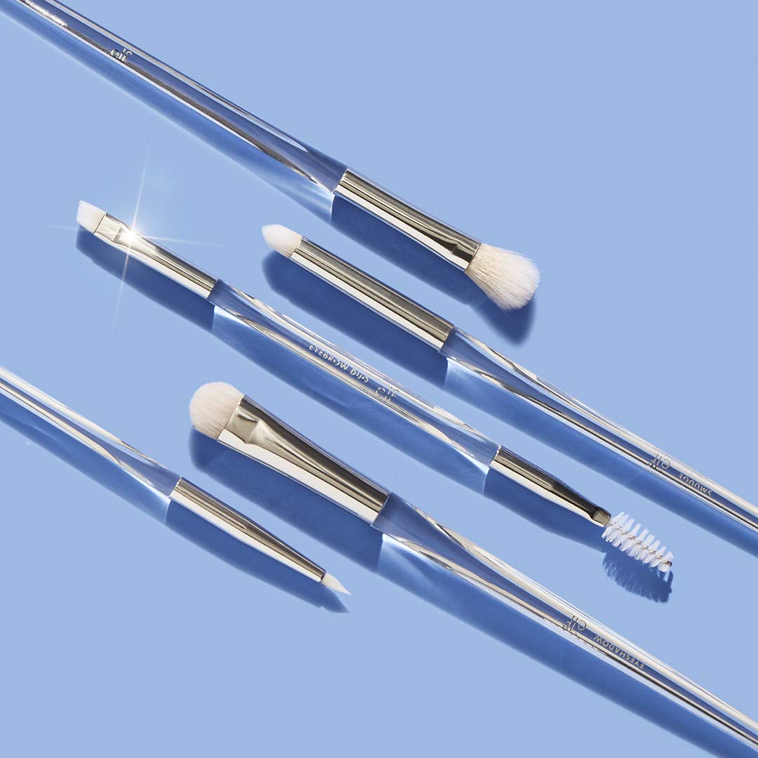 e.l.f. Precision Eyeliner Brush, Ultra-Fine, Tapered, Soft, Synthetic, Corrects, Conceals, Defines, Easy To Clean