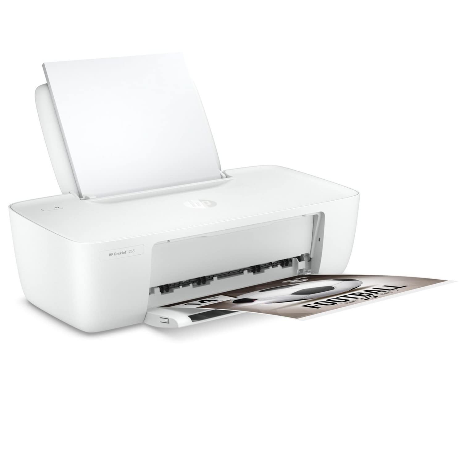 HP Deskjet 1255 Wired Single-Function Compact Color Inkjet Printer for Home Office, Print Only, USB Connectivity, 4800 x 1200 dpi, 8.5" x 14", Manual 2-Sided Printing, White, Cbmou External Webcam