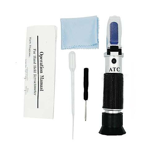 Instrument Measurement Refractometer Portable Handheld-Sugar Content Concentration Meter For Honey-Fruit Soup