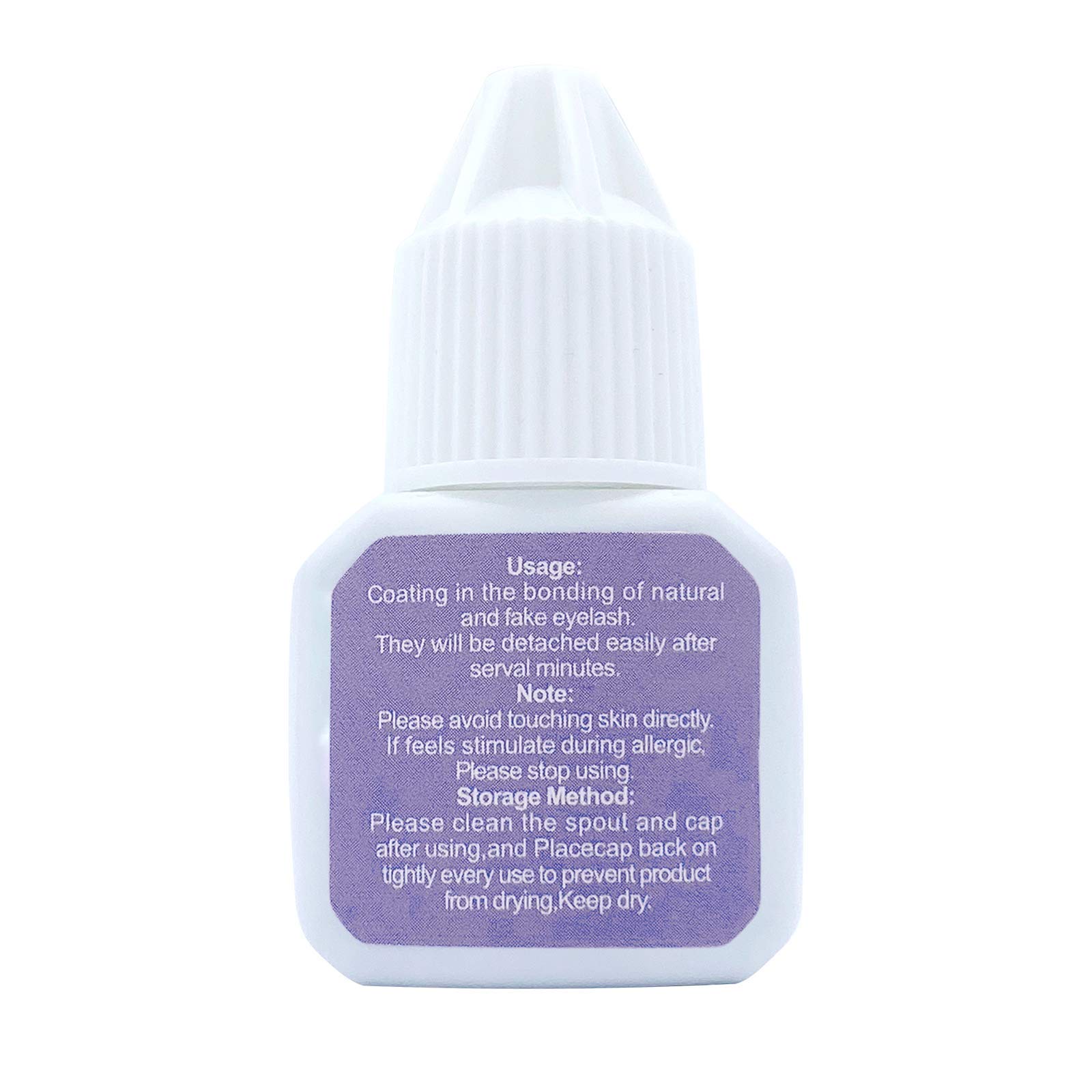 Eyelash Extension Glue for both Self and Professional Applications | Tasteless Non-Stimulating | 3-5 Sec Drying Time | Retention 20-25 Days | Sensitive Black Eyelash Glue, 5ml