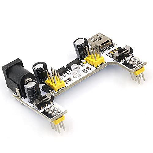 MB102 Mini USB Interface Breadboard Power Supply Module MB-102 Module for Arduino White DC 7-12V 2 Channel Board