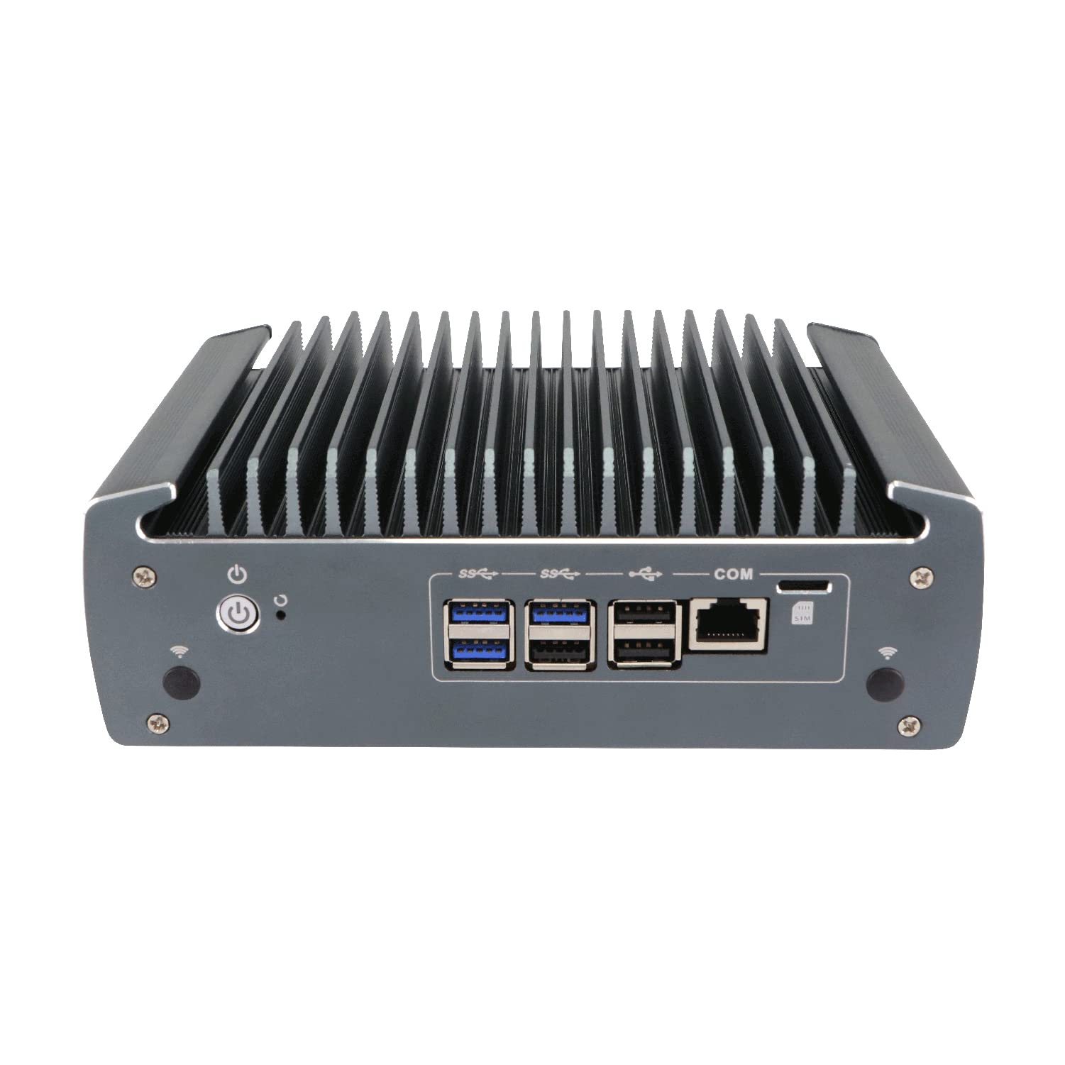 HUNSN Micro Firewall Appliance, Mini PC, OPNsense, VPN, Router PC, Core I3 10110U, RX10, AES-NI, 6 x Intel 2.5GbE LAN, HDMI, DP, COM, SIM Slot, TPM2.0, 16G RAM, 128G SSD