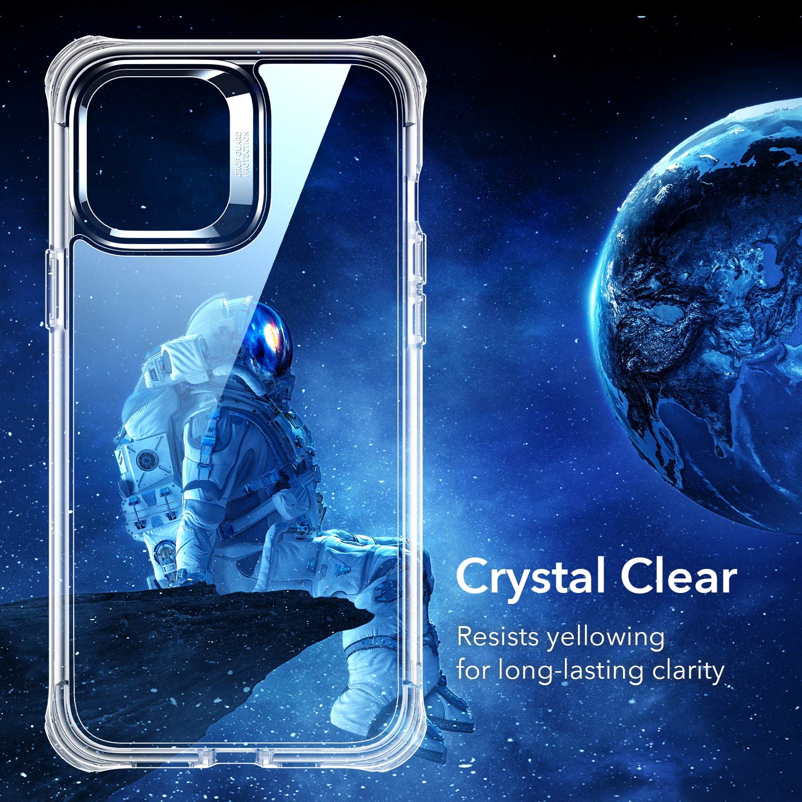 ESR Alliance Series Designed for iPhone Pro Max Case [2 Tempered Glass Screen Protectors] [Full-Body Hybrid Protection] [Shock-Absorbing] [Scratch-Resistant] for iPhone 2020, 6.7-Inch – Clear