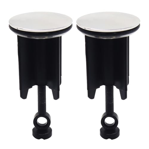 MEELYHOME Sink Plug Pack of 2 Drain Plugs Sink Bathtub Plug Height Adjustable Drain Plug with Seal for Kitchen