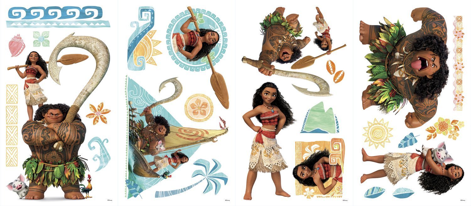 RoomMates Disney Moana Peel and Stick Wall Decals by RoomMates, RMK3382SCS