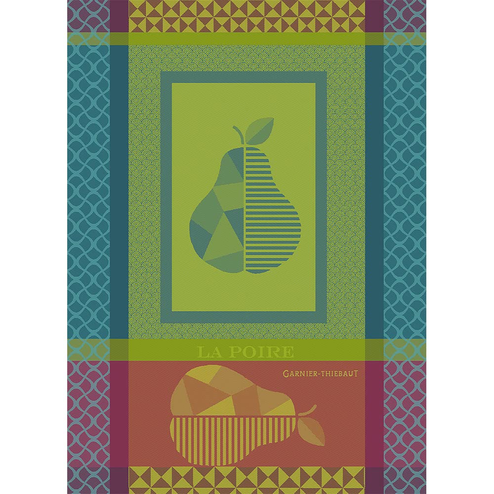Garnier-Thiebaut, Le Citron, Ocre French Jacquard Kitchen/Tea Towel, 100% Cotton