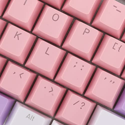 Luqeeg Mechanical Keyboard, 104 Keys RGB Keyboard, Wired Ergonomic Gaming Keyboard with 26 26 Backlight Mode Hot Swap Mechanical Game Keyboard, Compact for Windows for OS for