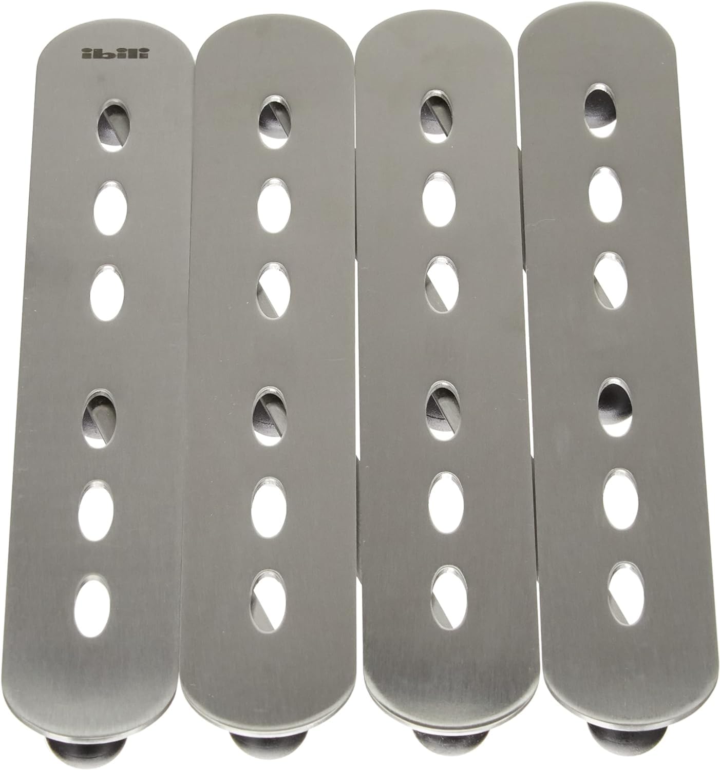 IBILI Expandable Trivets for Hot Pots and Pans, Trivets for Hot Dishes - Foldable Non-Slip Feet, Heat-Resistant Pad Stainless Steel Pot Holder for Kitchen Counter
