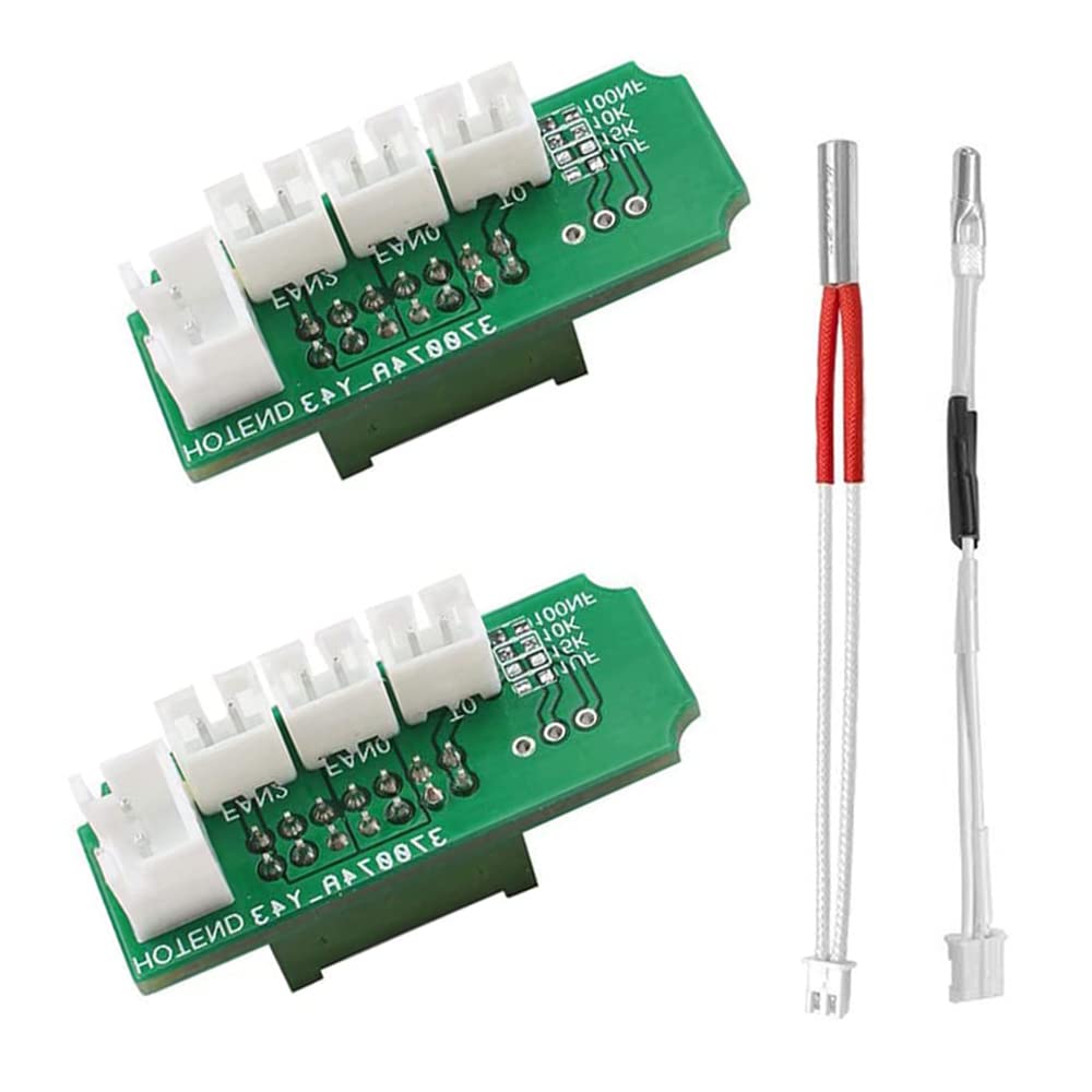 HzdaDeve 3D Printer Extruder Transfer Adapter Board Heater Cartridge 12V 40W Thermistor NTC 100K 3950 for Anycub Mega I3 Mega S Mega Pro 3D Printer Head Parts Accessories