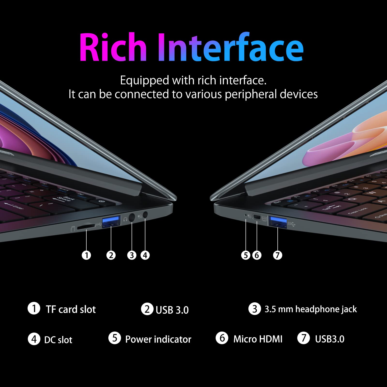Laptop 12.5 Inch Win11, Celeron N4100 with 8GB RAM+256GB SSD, 2K 2560 * 1440 Sharp LCD, Finger Print, Backlit Keyboard, 5G/AC WiFi, Thin &Light Notebook, All-Metal Body, BT4.2