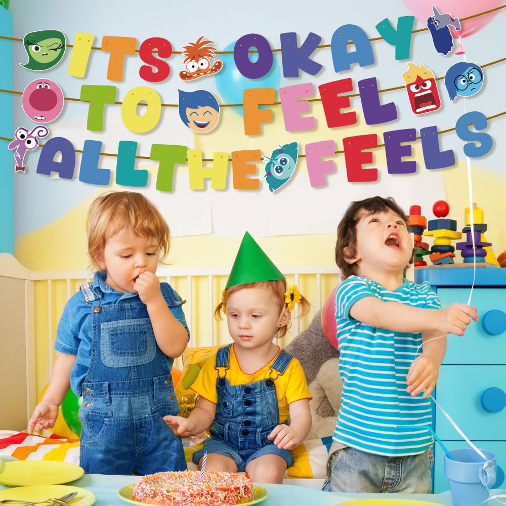 Inside Banner, Inside Theme Party Decorations,Birthday Favors,Baby Shower Supplies Classroom Decor.
