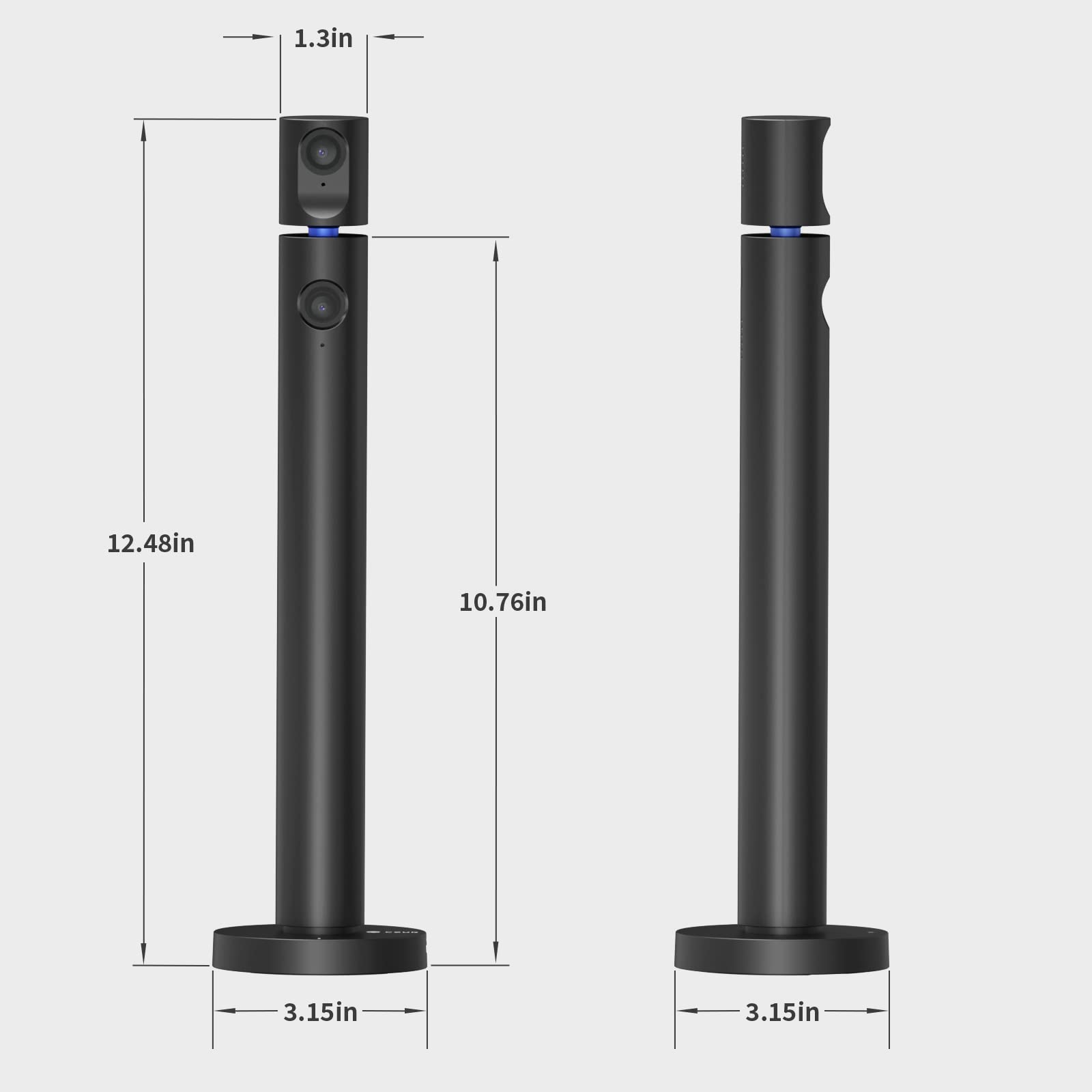 CZUR Halo X Pro Dual Webcam for PC, 1080P Web Camera with Microphone, USB Camera for Computer, 90° View, Plug & Play, Compatible with Windows (Not for Mac), for Skype/TikTok/YouTube/Yahoo Messenger
