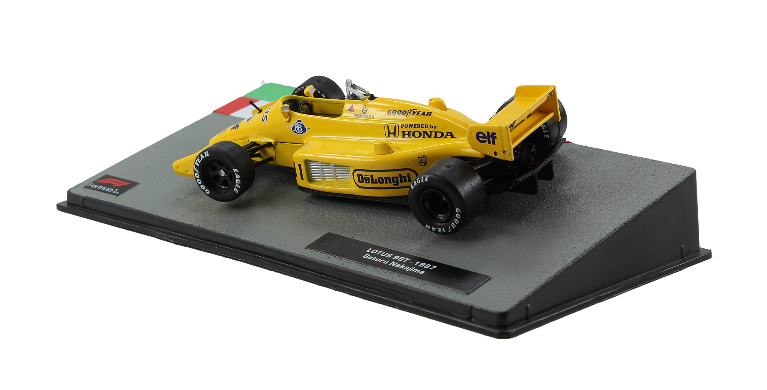 Deagostini Diecast 1:43 F1 Scale Model - Satoru Nakajima F1 Lotus 99T Race Car 1987