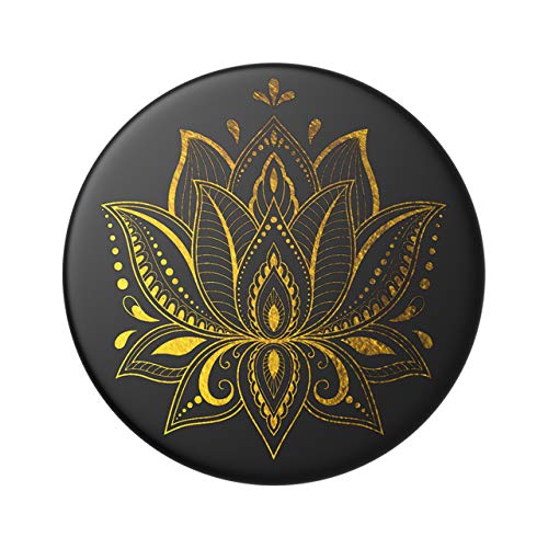 ​​​​PopSockets Phone Grip with Expanding Kickstand - Golden Prana Black