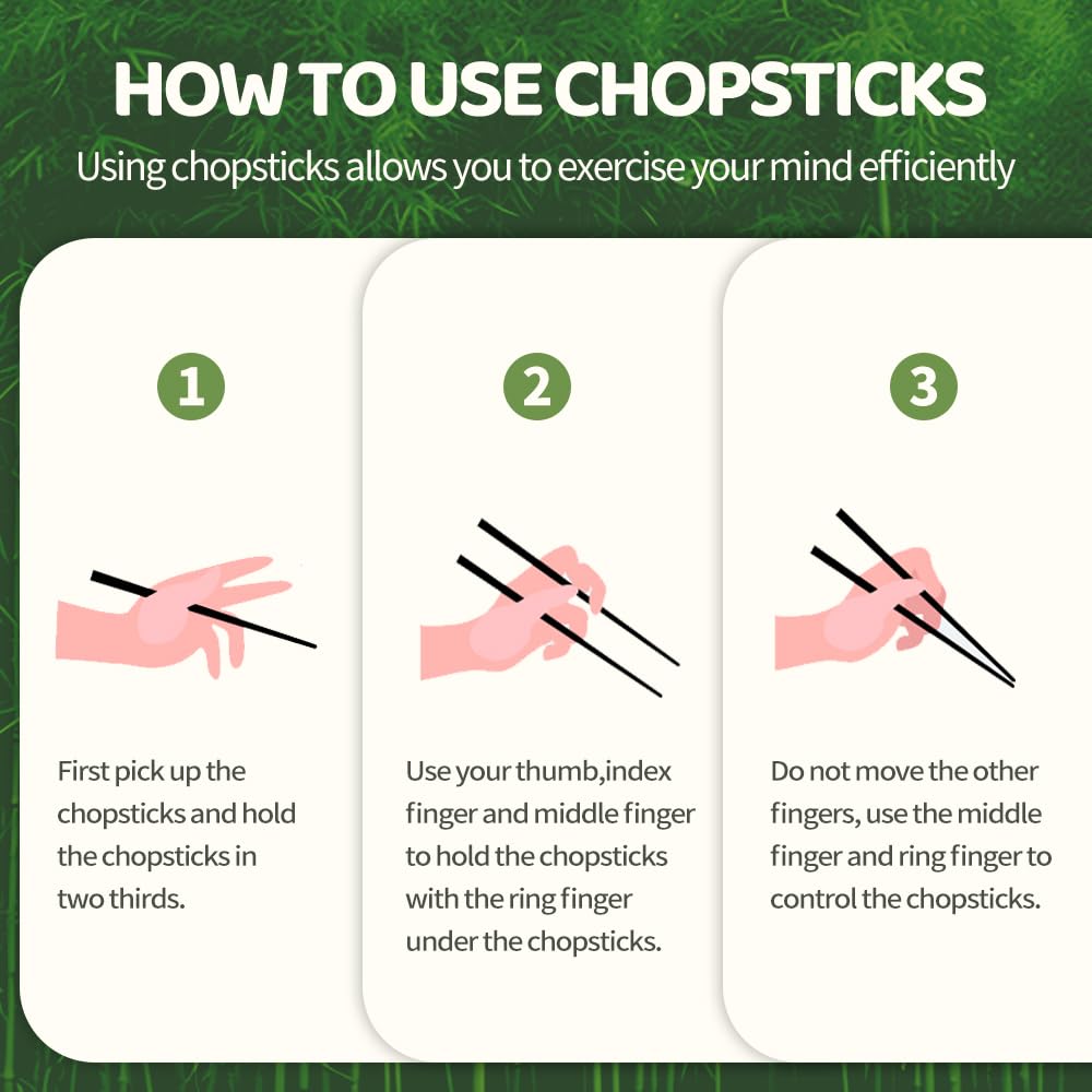 IOOLEEM Chopsticks Disposable, 100 sets 8inch, UV Treated Premium Disposable Chopsticks Individually Wrapped, Chinese Chopsticks, Wooden Chopsticks Best for Sushi & Dishes.