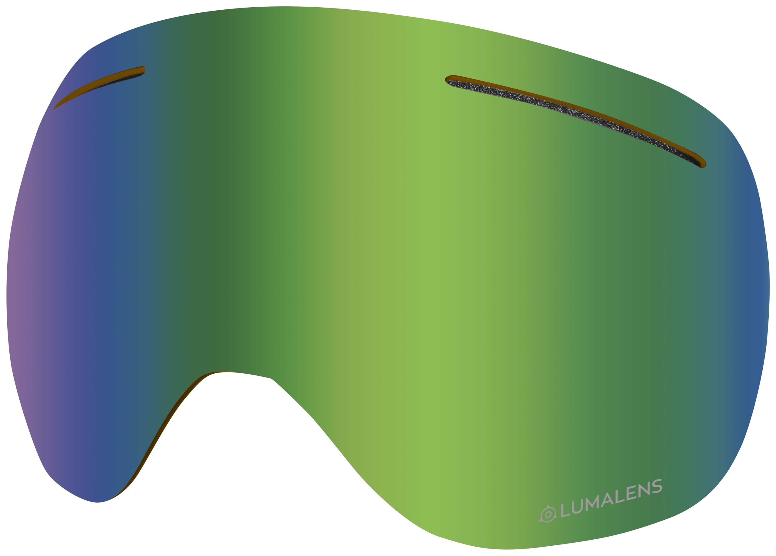 Dragon Unisex X1 Snow Goggle Replacement Lens - Lumalens Green Ion