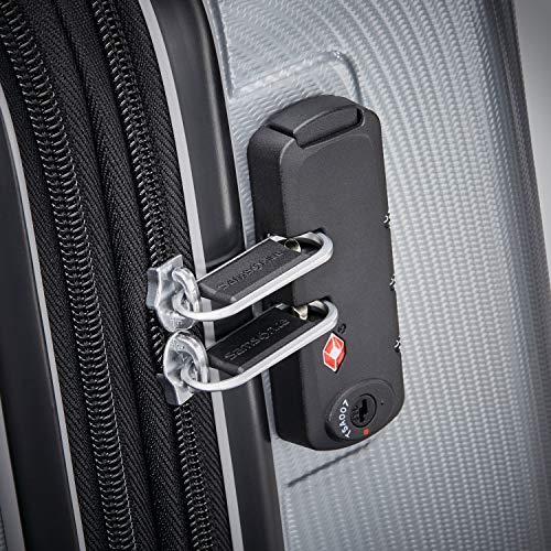 Samsonite Winfield 3 DLX Hardside Luggage with Spinners, Carry-On 20-Inch, Silver