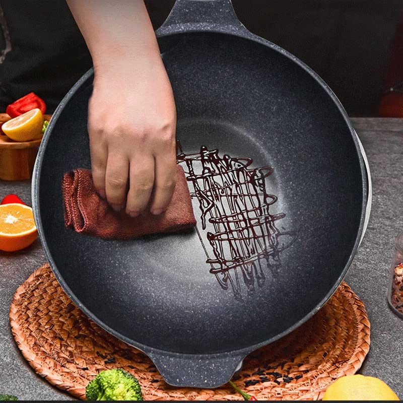 DHTDVD Frying pan Kitchenware Kitchen Supplies Saucepan Non-Stick Cooking Utensils Saucepan Accessories