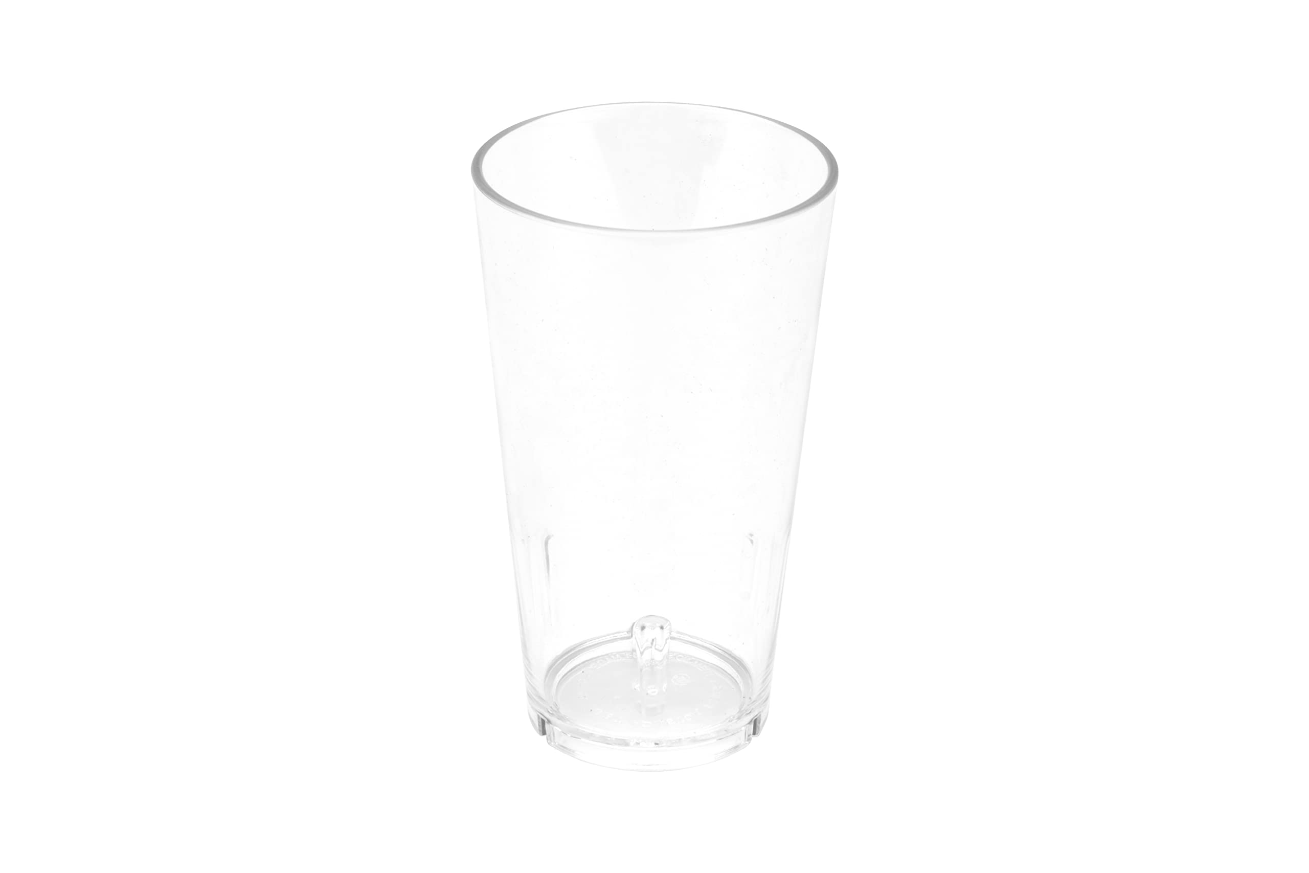 G.E.T. S-16-1-CL-EC 16 oz. Cocktail Shaker Glasses, Clear Break Resistant Plastic (Pack of 4)